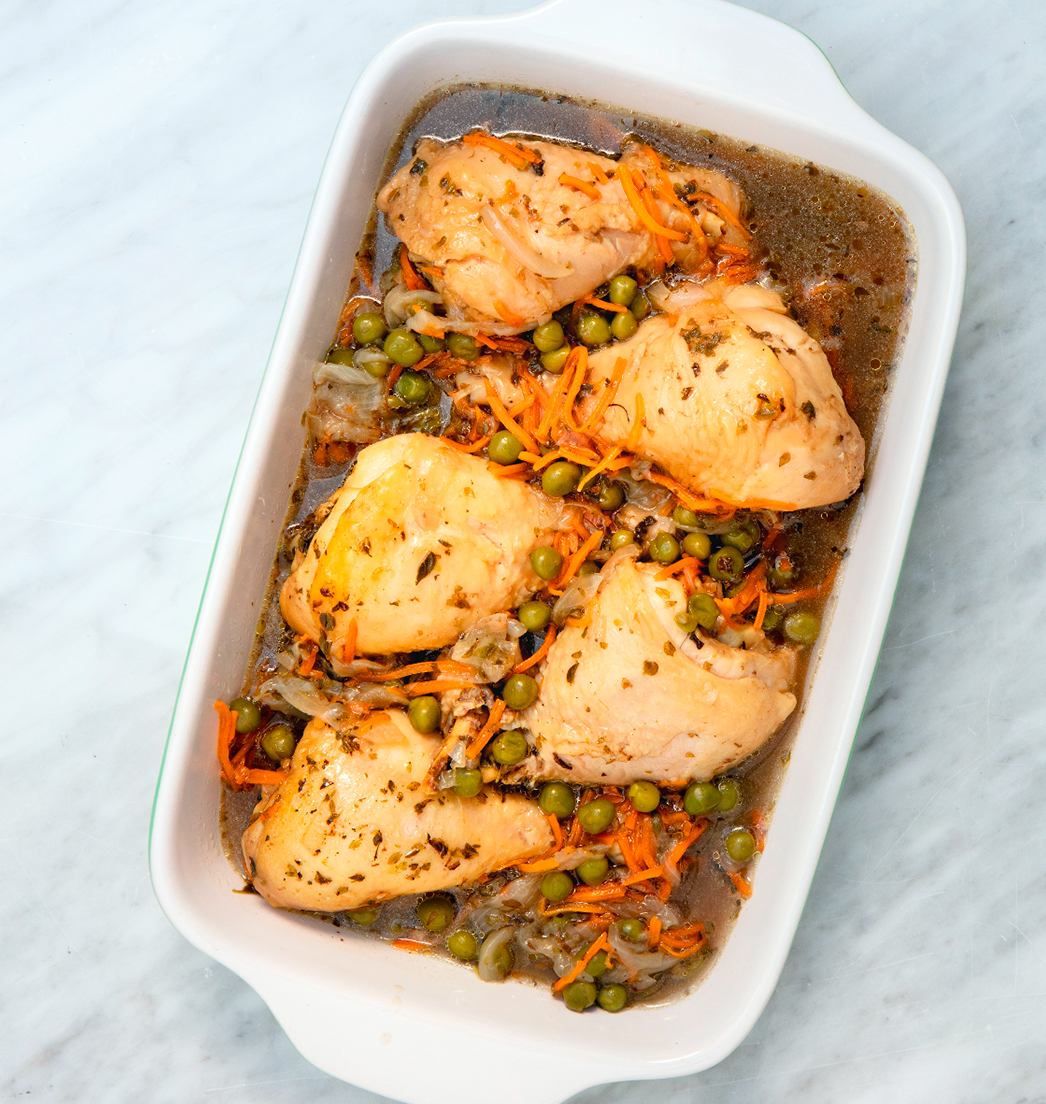 Receta de Pollo arvejado - Cheflab