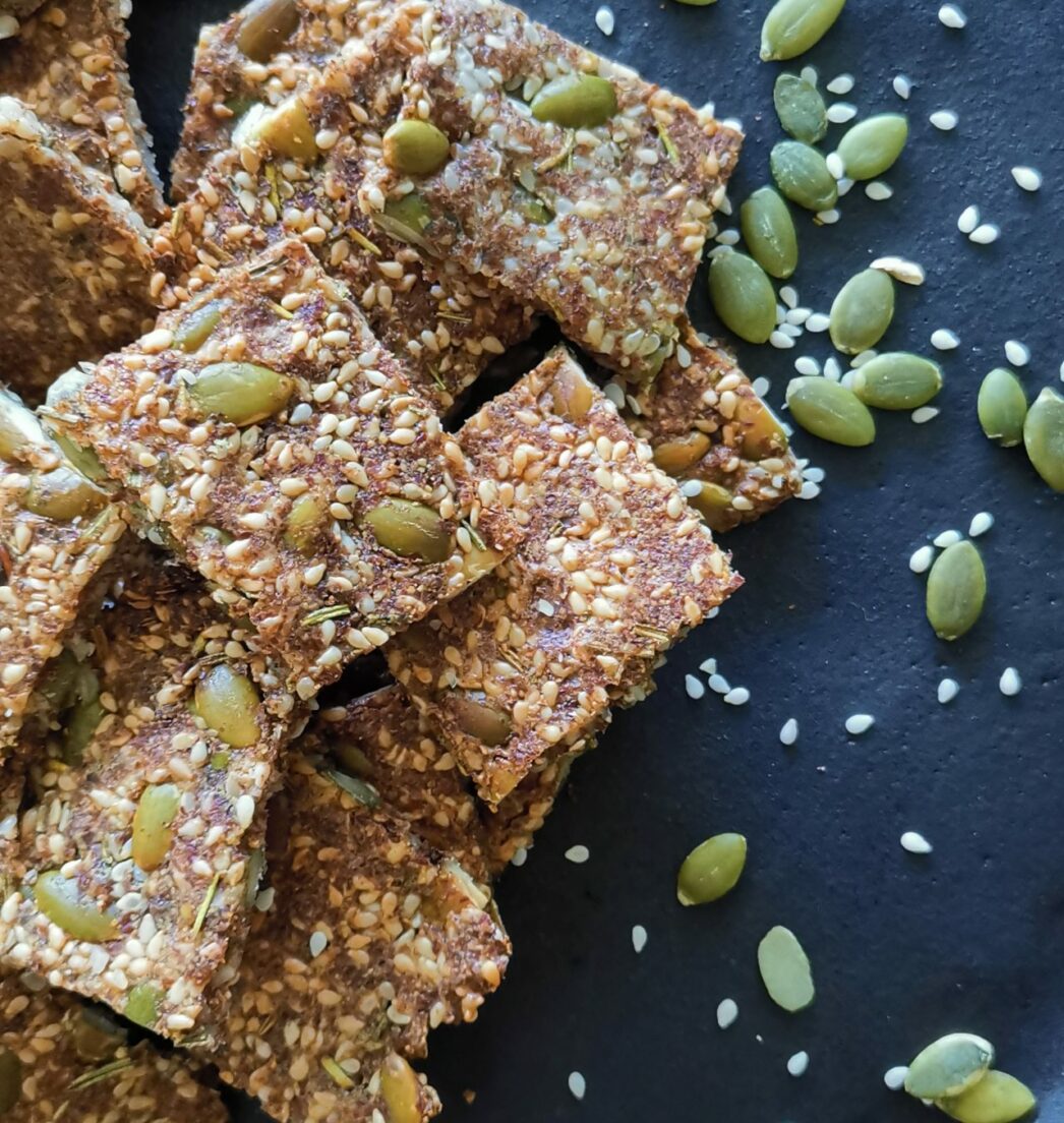 Receta de Crackers de semillas y romero - Cheflab