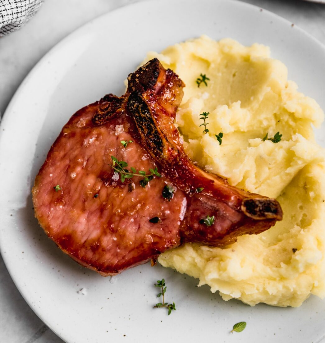 Receta de Chuletas Kassler con puré - Cheflab
