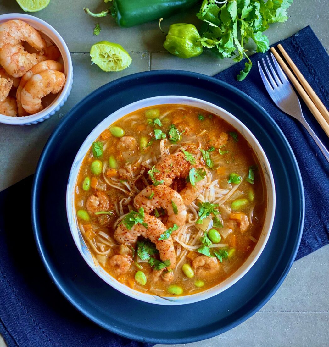 Receta de Maruchan de camarón - Cheflab